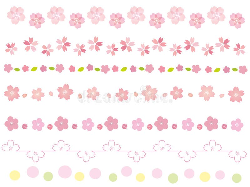 Sakura icon set stock vector. Illustration of blossom - 171199320