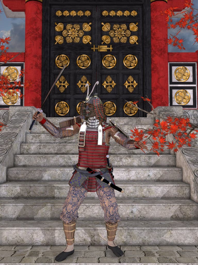 Japanese Samurai Costume Stock Illustrations – 3,189 Japanese Samurai ...