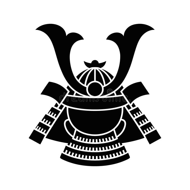 Samurai Helmet Silhouette