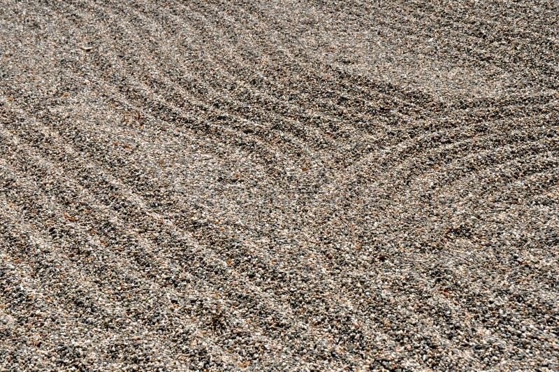 Japanese Zen Sand Garden stock image. Image of design - 12864337