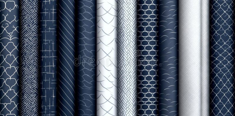 A Japanese Seamless Pattern Collection for Decorative Wallpaper. a ...