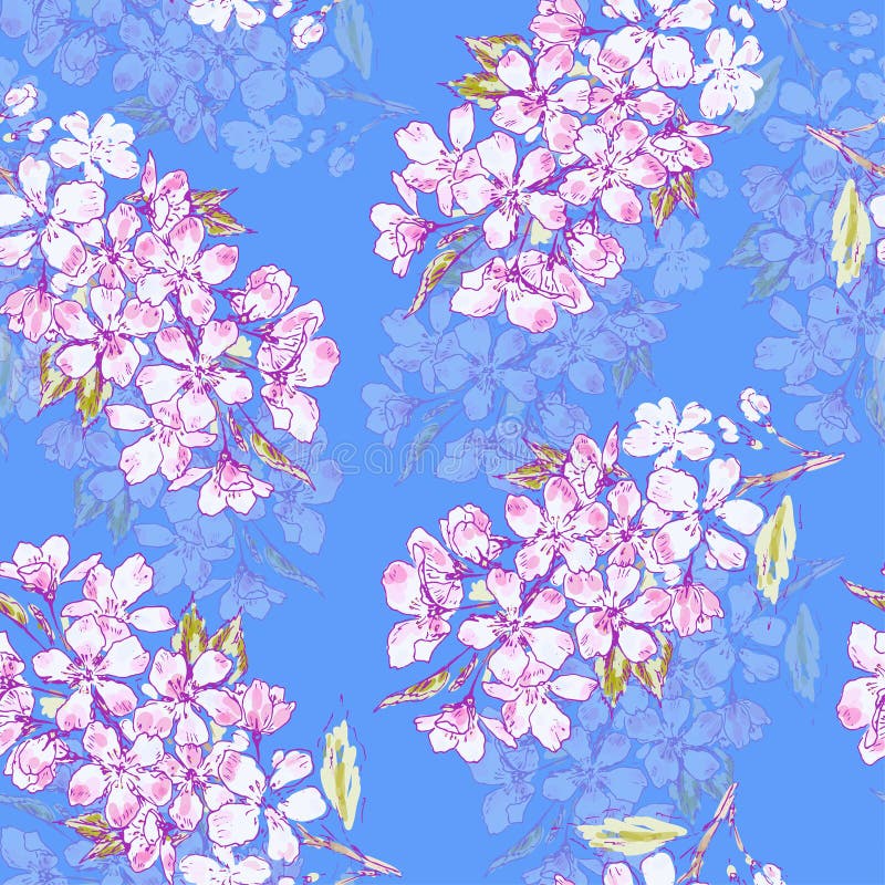 Oriental - Japanese - Seamless Pattern Stock Vector - Illustration of ...