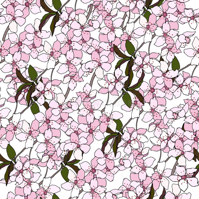 Sakura Fabric Stock Illustrations – 7,440 Sakura Fabric Stock ...