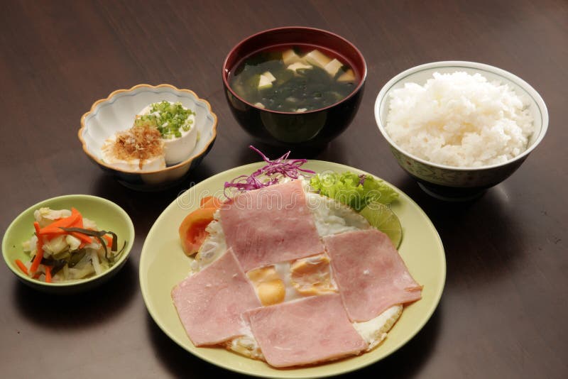 Japanese set meal stock image. Image of japan, rice, cuisine - 88040643