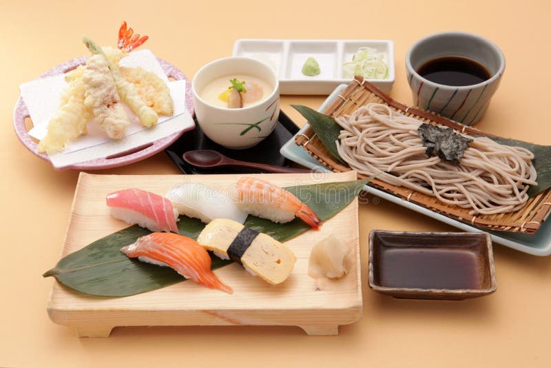 Japanese set meal stock photo. Image of asian, traditional - 88040122