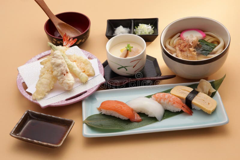Japanese set meal stock photo. Image of asian, saru, rice - 88040038