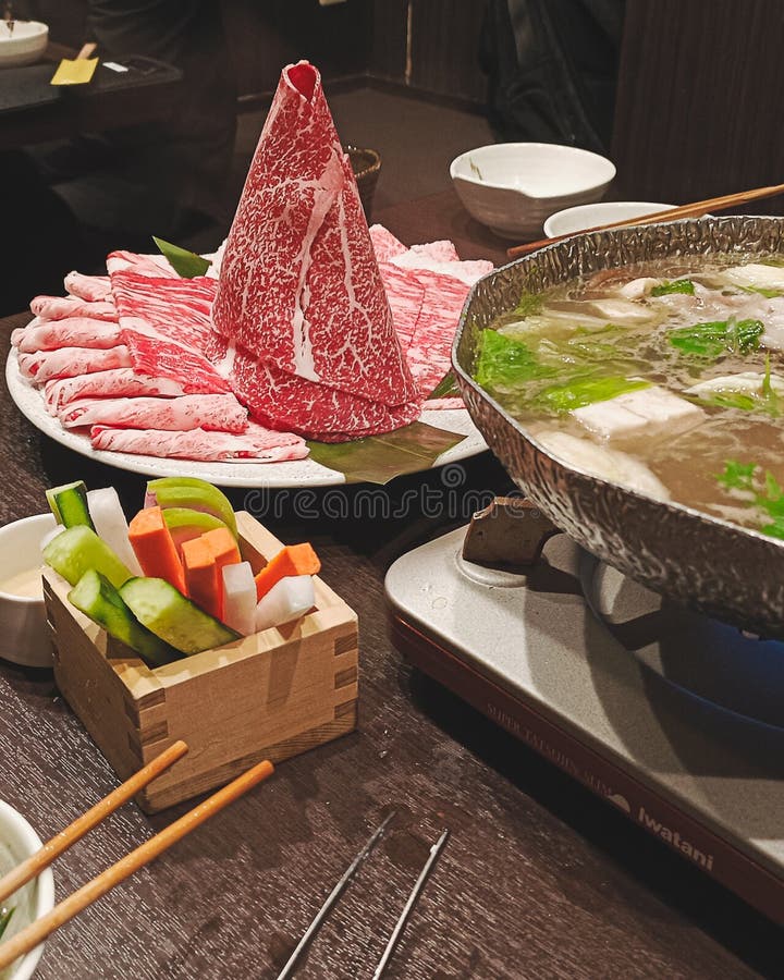 Japanese Shabu Dinner Time stock photo. Image of shabu - 317345848