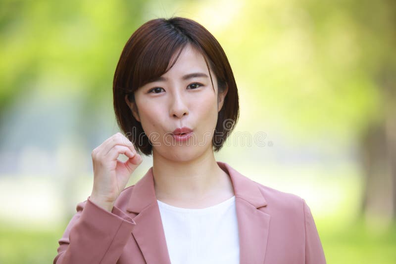 Sign Language Finger Character "o" Stock Photo - Image of copy ...