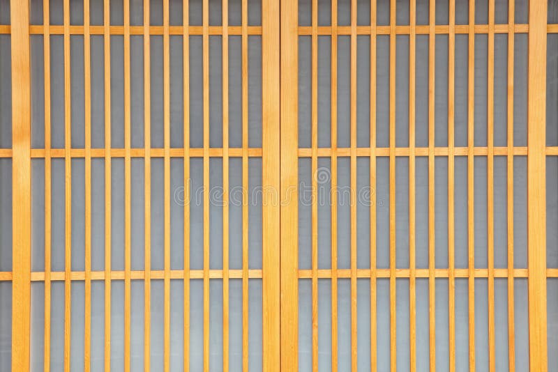 Japanese Sliding Paper Door Stock Image - Image of japanese, indoors ...