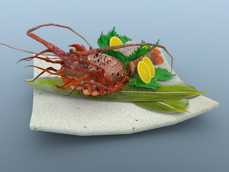 Japanese spiny lobster stock photo. Image of japanese - 119872582