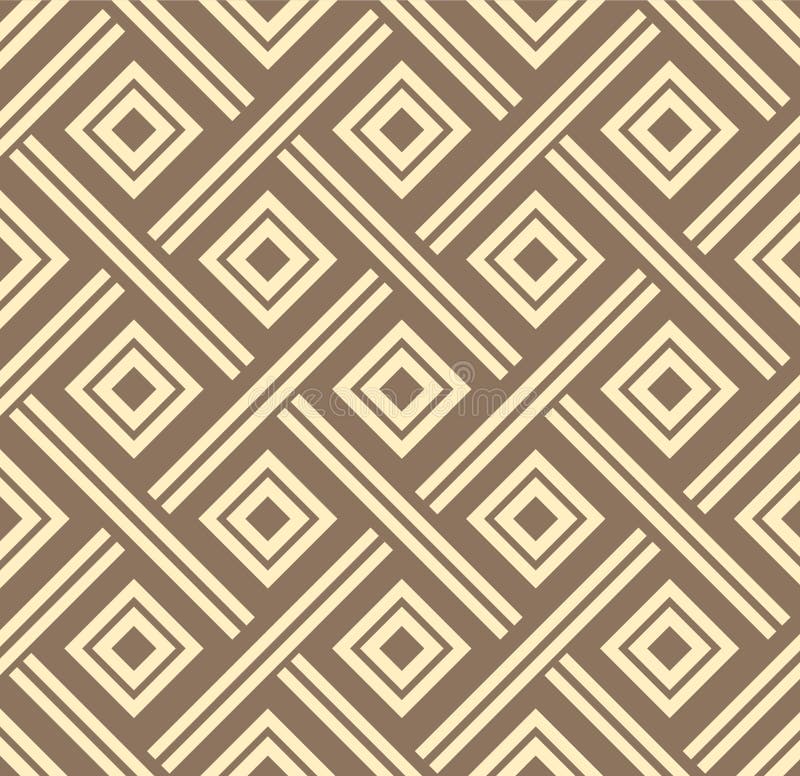 Japanese Square Diamond Weave Vector Seamless Pattern Stock Vector ...