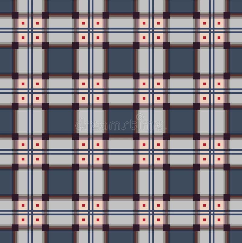 Japanese Square Plaid Vector Seamless Pattern Stock Vector ...
