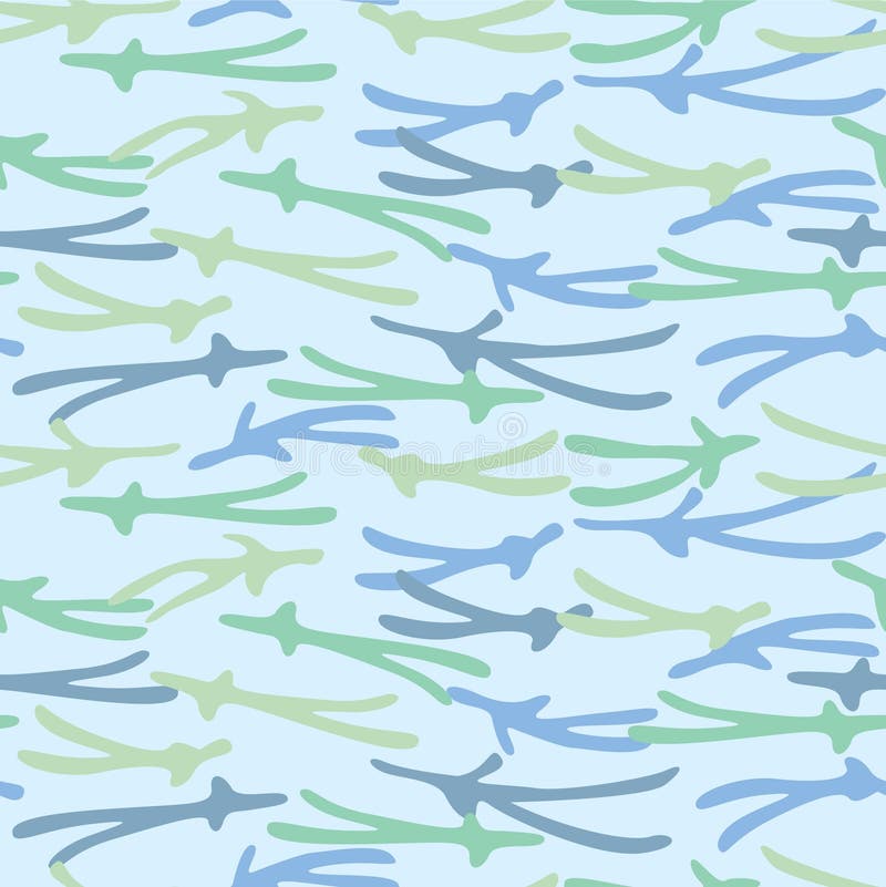 Japanese Stick Leaf Vector Seamless Pattern Stock Vector - Illustration ...