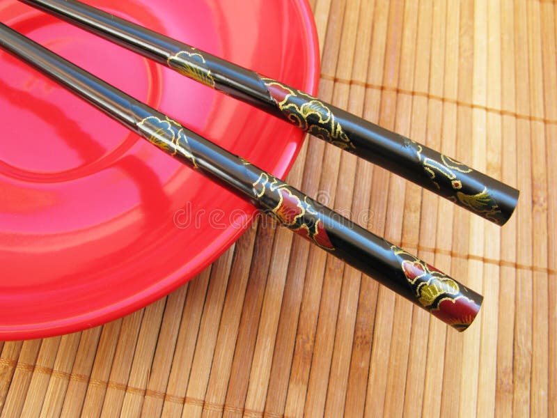 Japanese sticks stock image. Image of stick, decorated - 6872909