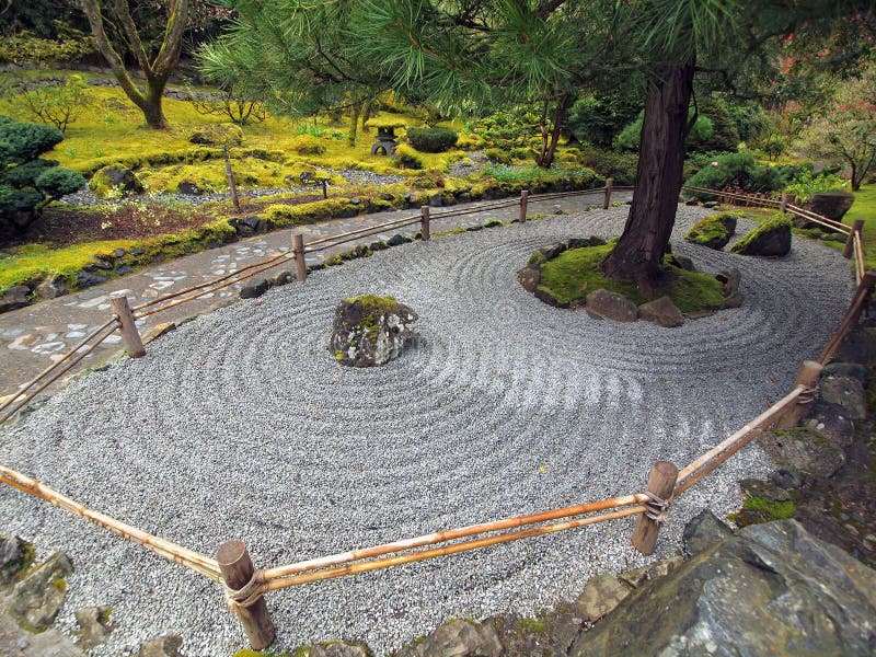 Japanese stone garden stock image. Image of path, rocks - 13882237