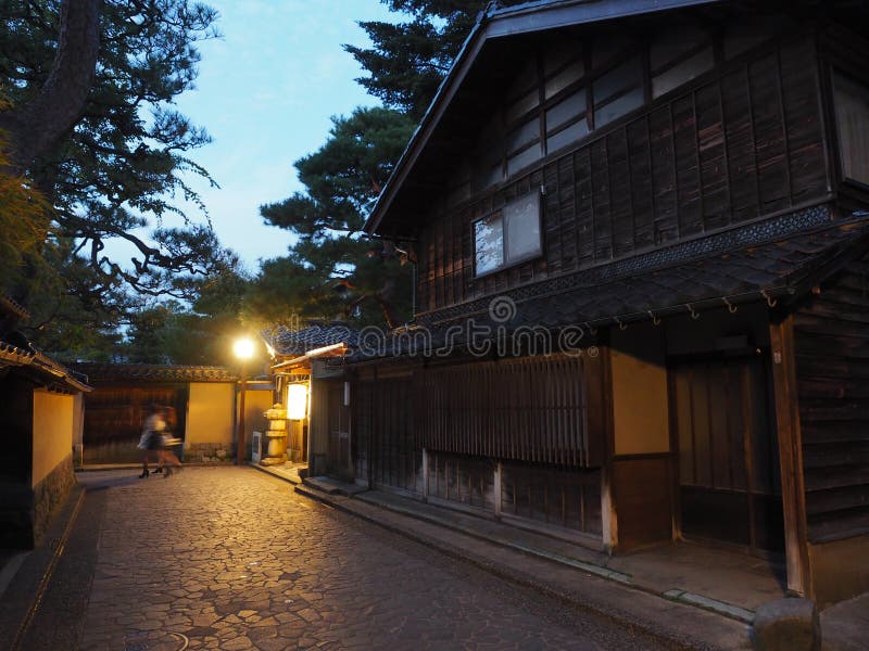 Japanese street by night editorial image. Image of historical - 67304955