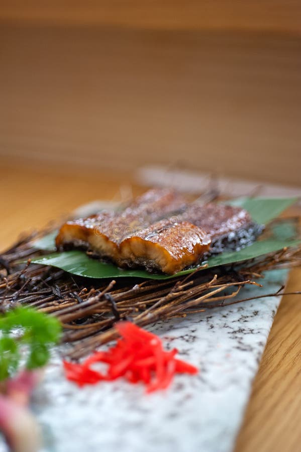 Japanese Style Teppanyaki Roasted Cod Fish Stock Image - Image of ...