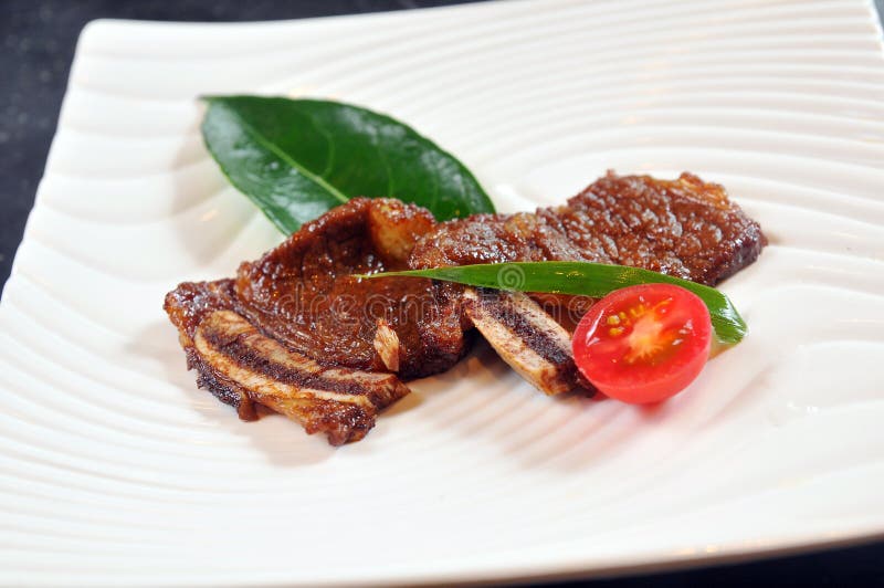 Japanese-style Steak stock photo. Image of meal, appetizer - 32984026