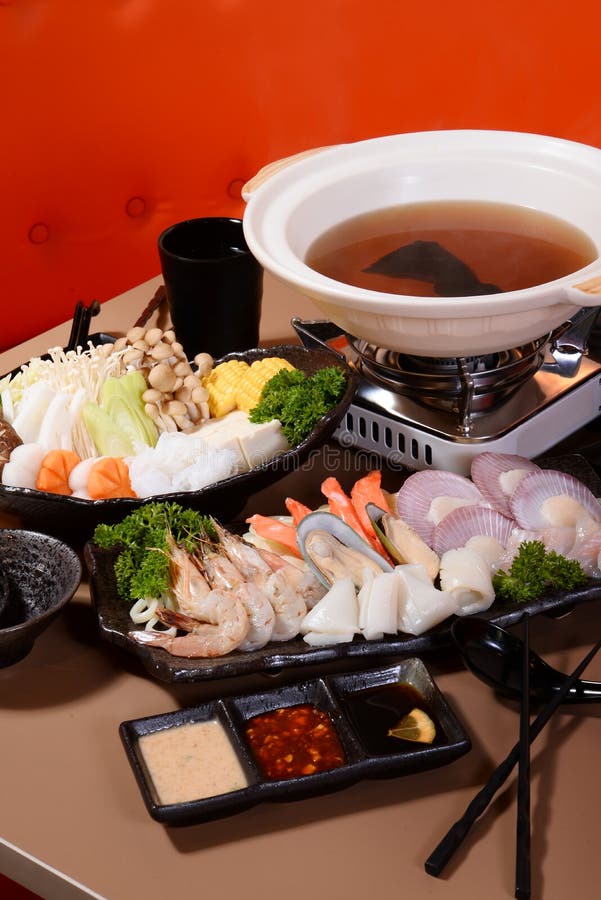 Japanese Style Steamboat stock photo. Image of bowl, cooking - 52452442
