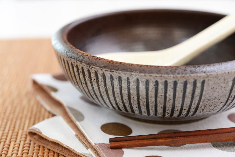 Japanese style tableware stock photo. Image of isolated - 110278658