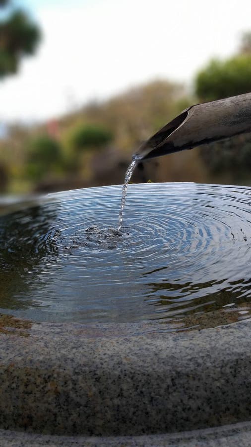 Japanese-style Water Droplets Stock Image - Image of assembly, shape ...