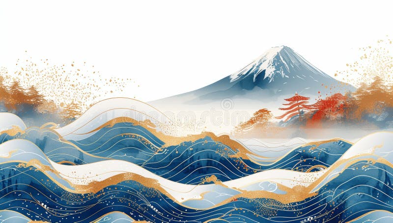 Mount Fuji Abstract Stock Illustrations – 1,220 Mount Fuji Abstract ...