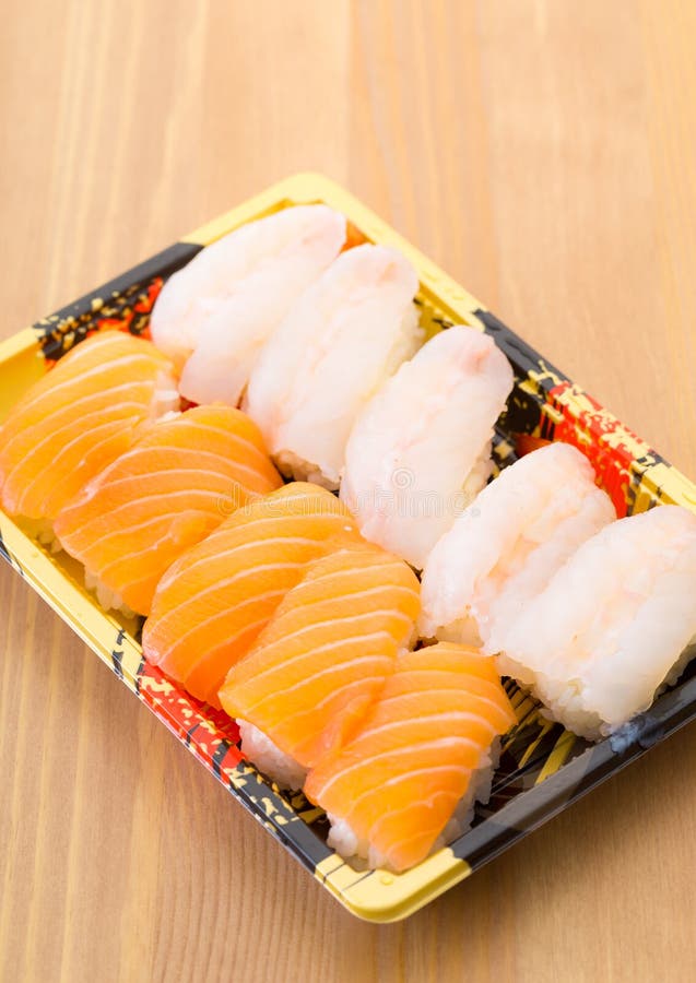Japanese sushi stock photo. Image of assorted, salmon - 36601538