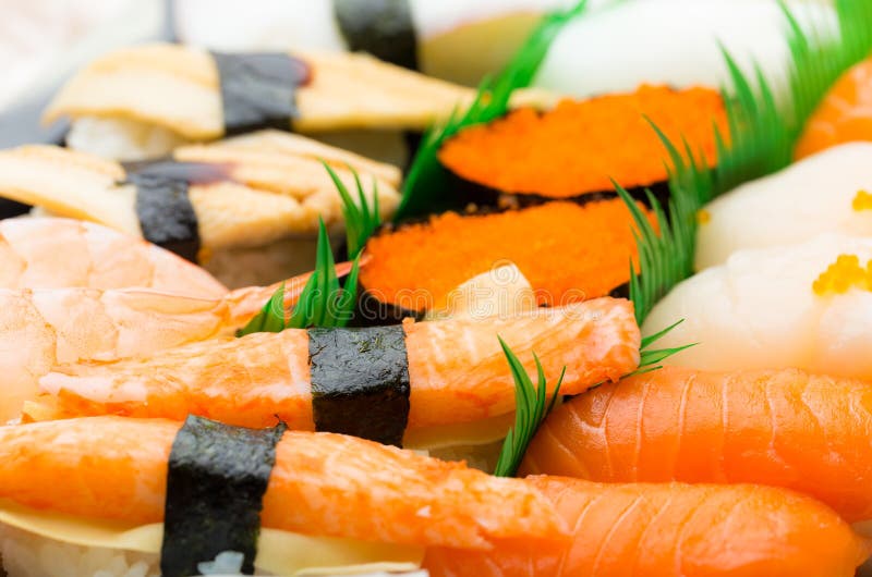 Japanese sushi bento stock photo. Image of cuisine, sushi - 36247608