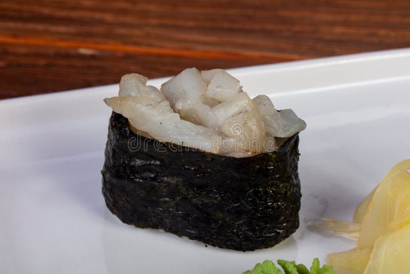 Japanese Sushi Gunkan Yellowtail Stock Image - Image of food, cuisine ...
