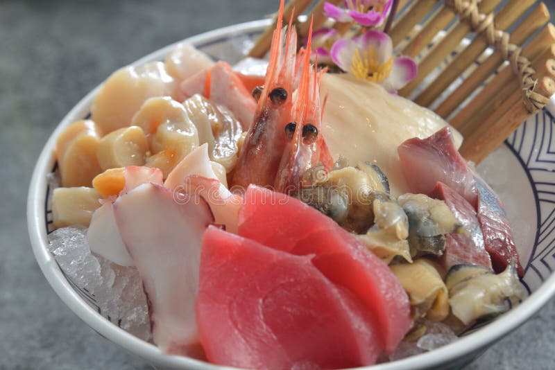 Japanese sushi platter set stock photo. Image of chopstick - 198091166