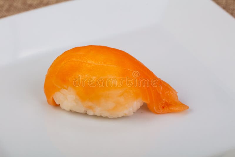 Japanese sushi salmon stock photo. Image of rice, roll - 120223366