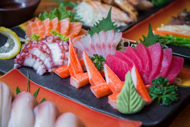Japanese Sushi set stock photo. Image of healthy, sushi - 67425960