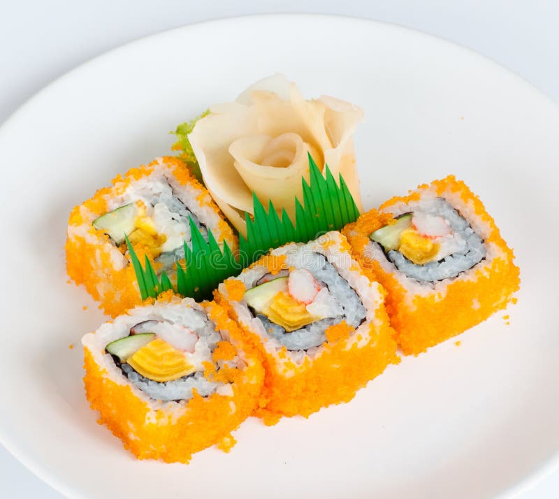 Sushi Traditional Japanese Food Stock Photo - Image of gari, nigiri: 798356