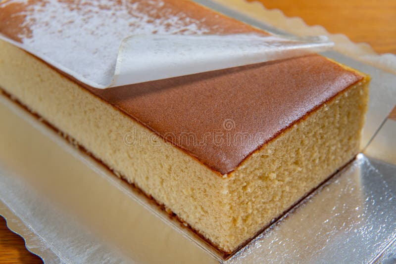 Japanese Sweets, Castella Cake, Japanese Sponge Cake Stock Photo ...