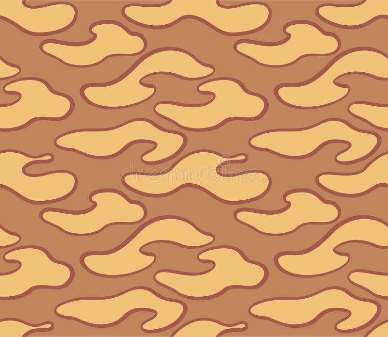 Japanese Swirl Art Vector Seamless Pattern Stock Vector - Illustration ...