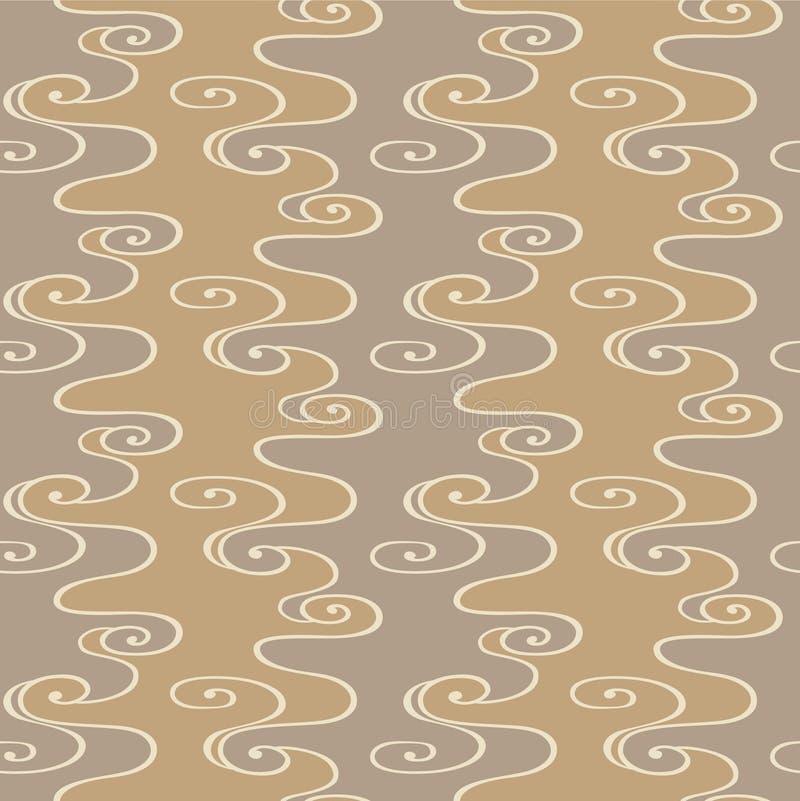 Swirl and Curl Floral Decorative Ornament Stock Vector - Illustration ...