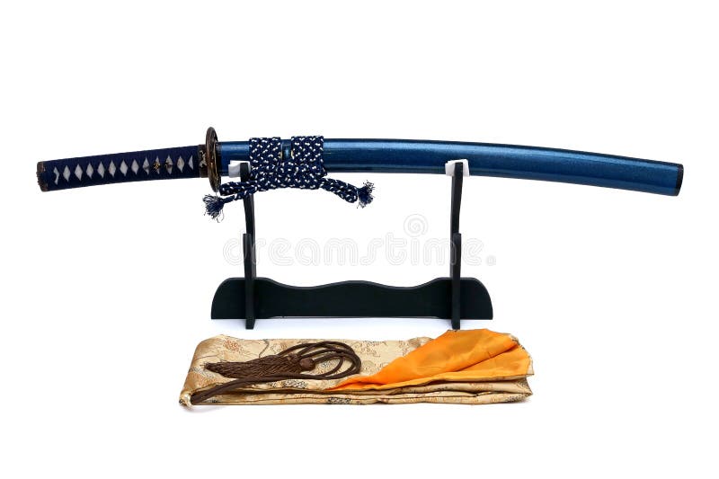 Japanese sword on stand stock photo. Image of samurai - 87667398