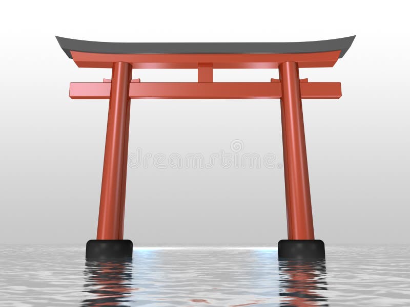 Japanese Symbols of faith stock illustration. Illustration of ...