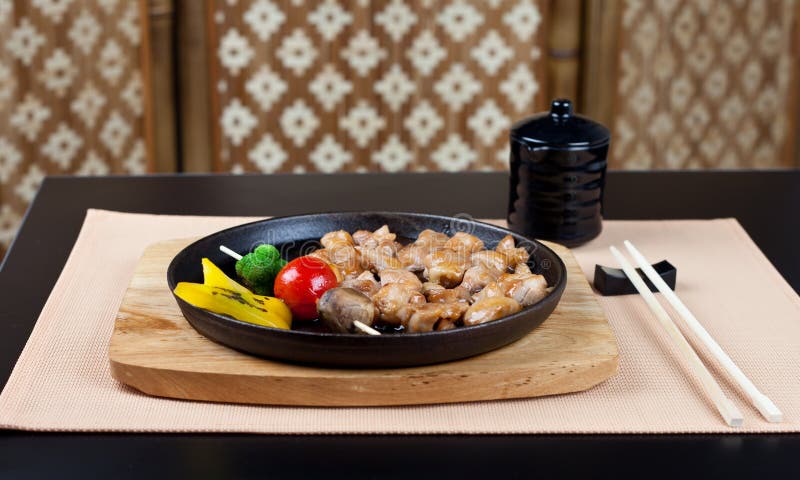 Japanese Table Place Setting. Ready for Dinner Stock Image - Image of ...