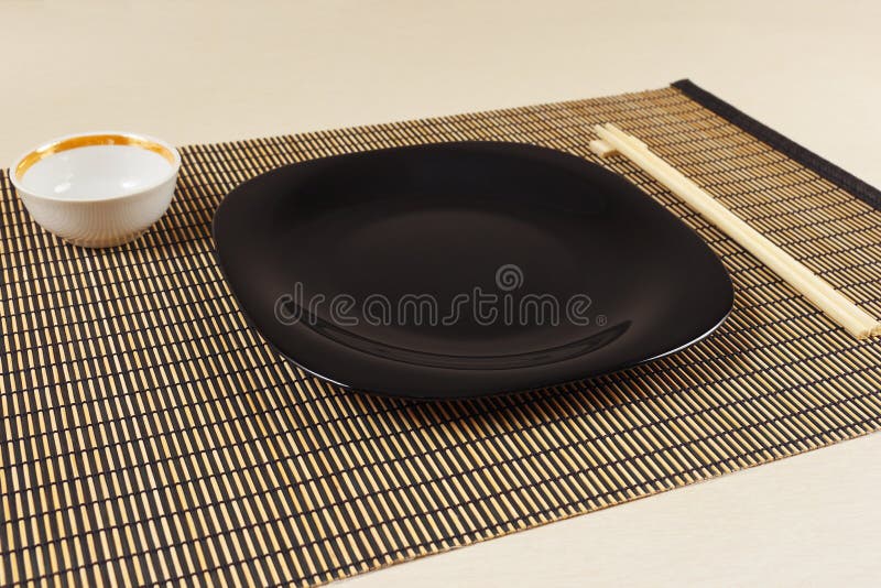 Japanese Table Settings stock image. Image of chopstick - 30600755