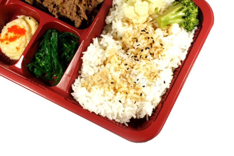 Japanese Take Out Meal Set stock photo. Image of sesame - 5909022