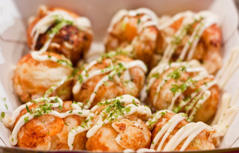 Japanese Tako Yaki stock photo. Image of traditional - 25419274