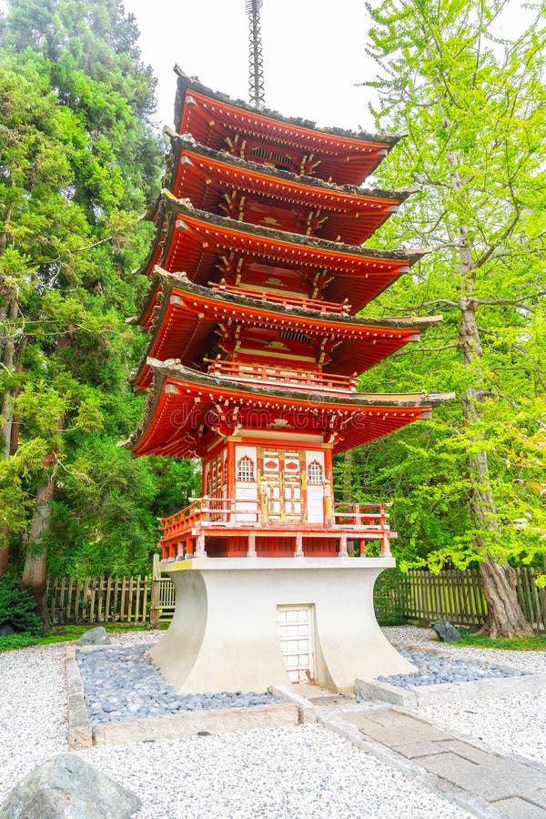 The Japanese Tea Garden in the Golden Gate Park Stock Photo - Image of ...