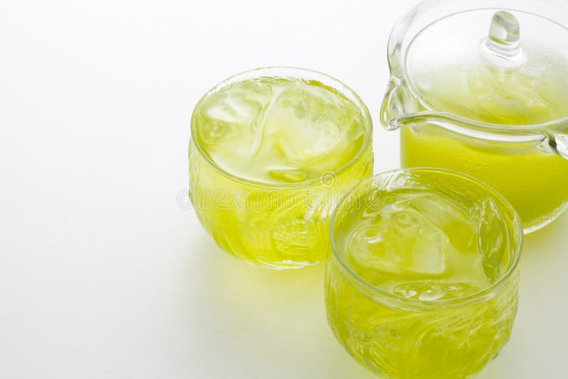 Japanese Tea, Green Tea, Cold Green Tea Stock Image - Image of japanese ...