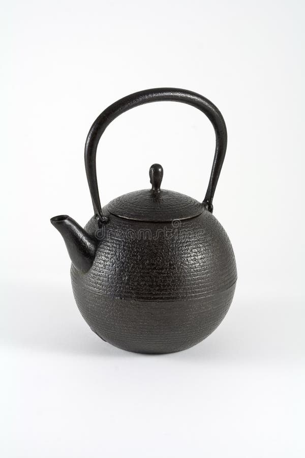 Japanese Tea Pot stock image. Image of iron, product, sphere - 7528969