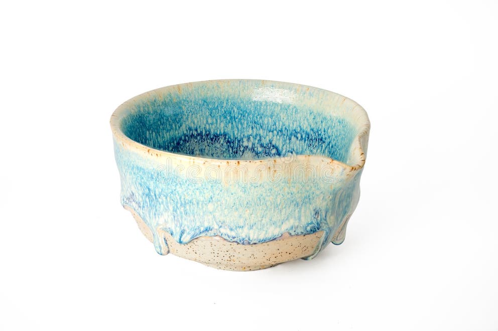 The Japanese Teaware for Matcha Isolate on White Stock Image - Image of ...