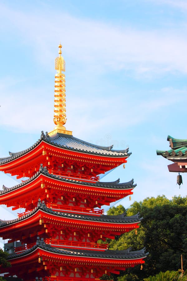 Japanese temple stock photo. Image of asia, architecture - 20975040