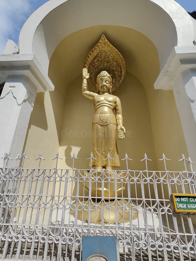 The Japanese Temple Darjeeling, the Buddhist Temple Complex Stock Photo ...