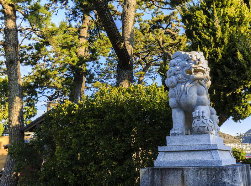 Japanese Temple Dog stock photo. Image of buddhist, buddhism - 50278968