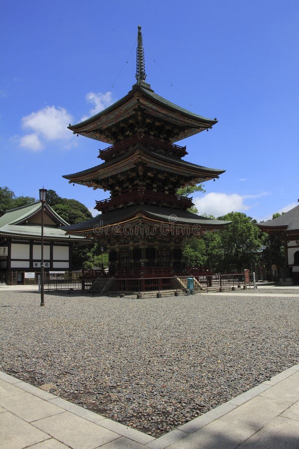 Japanese temple stock image. Image of holy, area, flower - 49042235